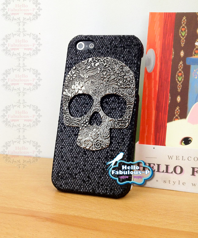 Skull Iphone 5 Case Personalized Case Cover Skull Cell Phone Case Cover ...
