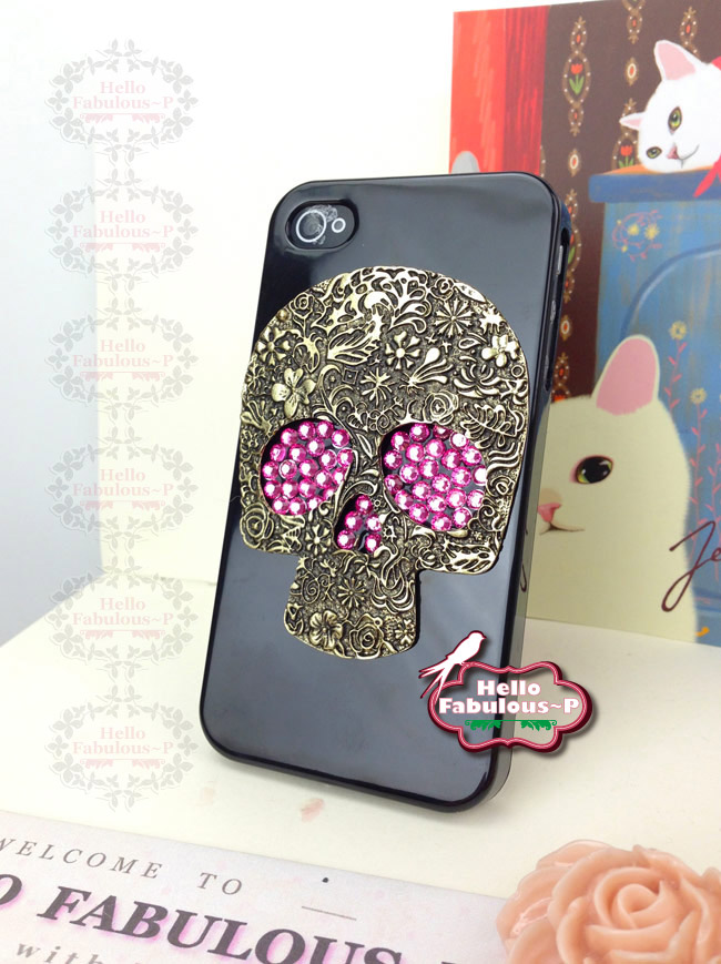 Skull Iphone 4 Case Skull Iphone Case Studded Iphone Case Studded ...